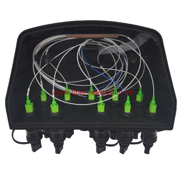 Unbalanced PLC Splitter Box Fiber Access Terminal Box (FAT) for FTTA ...